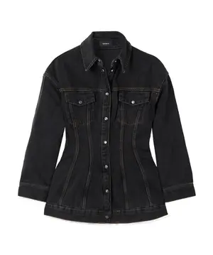Wardrobe.NYC Silhouette Denim Jacket