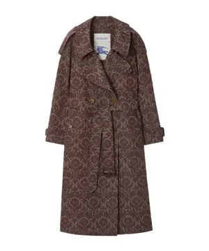 Burberry Long Baroque Fitzrovia Trench Coat - Duchess Red