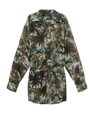 Dsquared2 Monkey Business" Printed Shirt Dress
