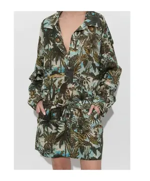 Dsquared2 Monkey Business" Printed Shirt Dress