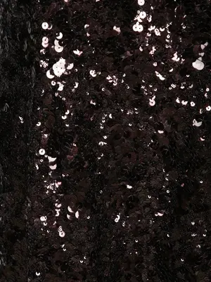 Prada Sequin Embellished Sleeveless Round Neck Dress