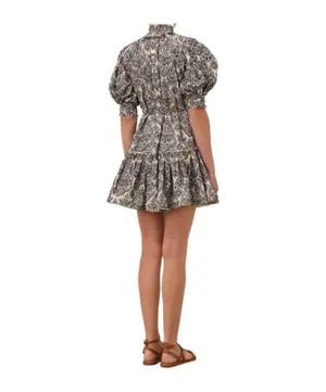 Zimmermann Wylie Lantern Mini Dress