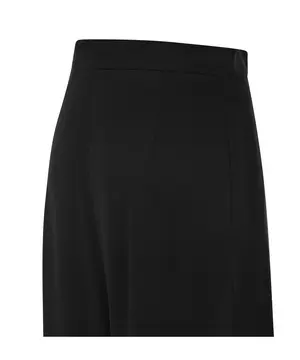 Max Mara Fiesta Silk Flared Trousers - Black
