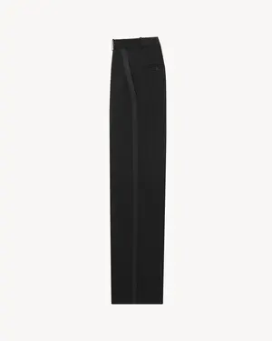 Saint Laurent High-rise Tuxedo Trousers