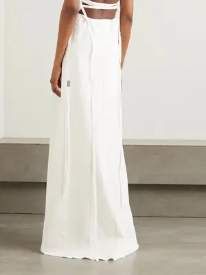ANN DEMEULEMEESTER Sita Linen Maxi Skirt