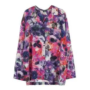 Alexander McQueen Floral Printed Relaxed Fit Shirt