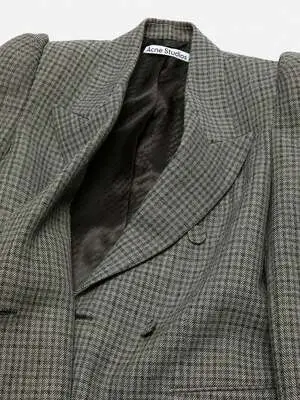 Acne Studios Houndstooth Double-breasted Blazer