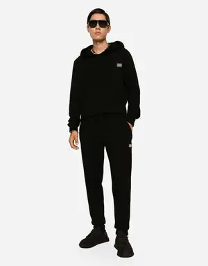 Dolce & Gabbana Dolce Gabbana Knitted Jogging Pants - Black