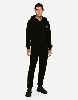 Dolce & Gabbana Dolce Gabbana Knitted Jogging Pants - Black