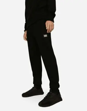 Dolce & Gabbana Dolce Gabbana Knitted Jogging Pants - Black