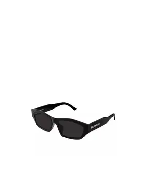 Balenciaga Geometric Frame Sunglasses - Black