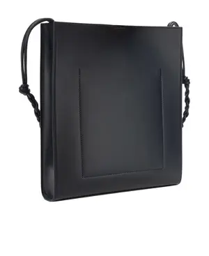 JIL SANDER Tangle Medium Shoulder Bag - Black