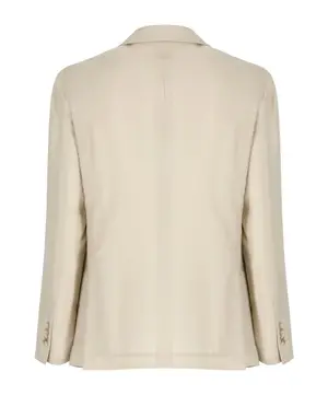 Tagliatore Brooch Detailed Straight Hem Tailored Blazer