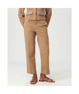 Liu Jo Logo Plaque Cropped Trousers