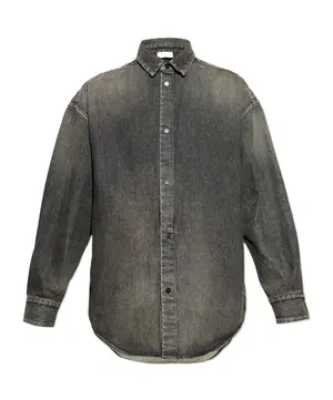 Fear Of God Long Sleeved Denim Overshirt - Black