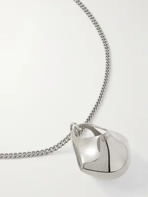 Khaite Lotus Small Necklace - Silver