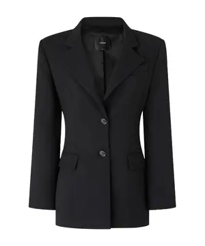 Pinko Pinstriped Blazer - Black