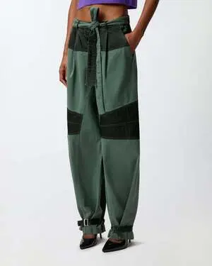 Pinko Panelled Belted Trousers