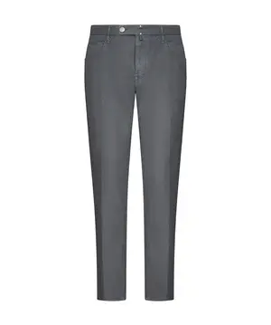 Incotex Mid-rise Straight-leg Chinos - Black