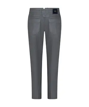 Incotex Mid-rise Straight-leg Chinos - Black