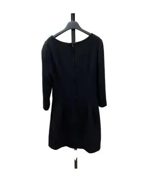 Dolce & Gabbana Logo Embellished Round Neck Dress