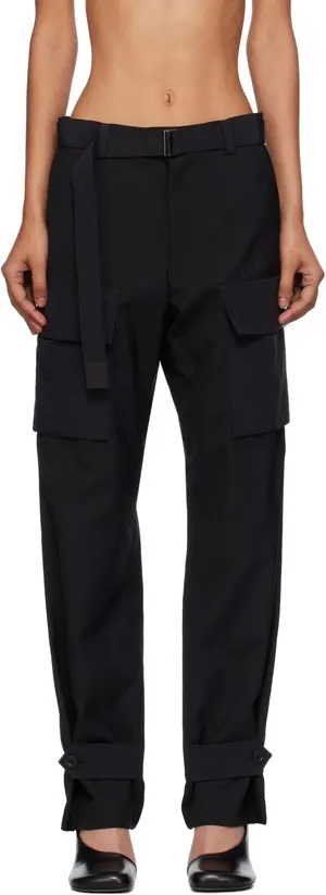 Sacai Belted Cargo Trousers