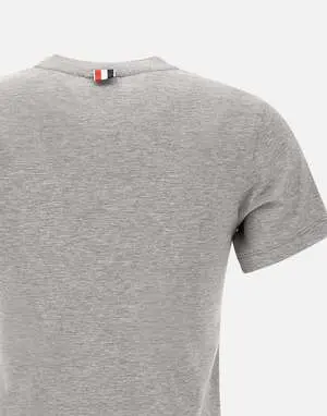 Thom Browne Logo Patch Crewneck T-shirt