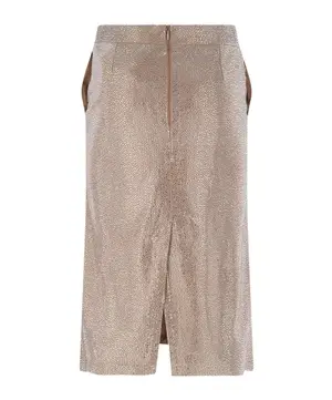 Giuseppe Di Morabito Embellished Midi Skirt - Nude