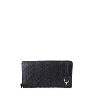 Gucci Long Zipper Purse - Black