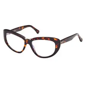 Max Mara Tortoiseshell-effect Cat-eye Frame Eyeglasses - Black