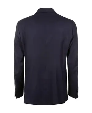 Tagliatore Single-breasted Patch-pocket Blazer - Black