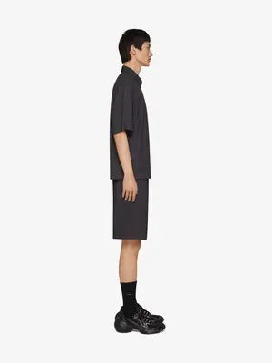 Givenchy Logo Patch Short-sleeved Shirt - Black