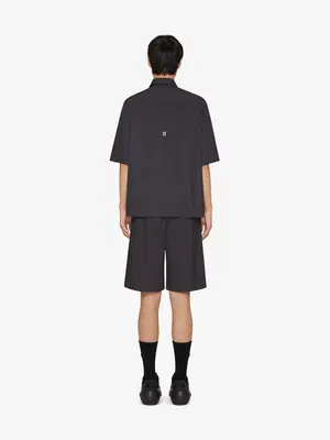 Givenchy Logo Patch Short-sleeved Shirt - Black