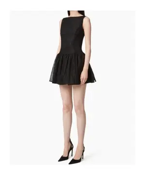 Nina Ricci Mini Dress With Peplum Hem