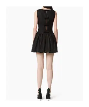 Nina Ricci Mini Dress With Peplum Hem