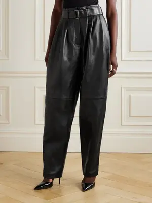 Magda Butrym Leather Lace-up Trousers