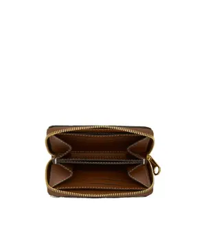 Burberry Vintage Check Zipped Wallet - Nude