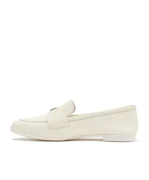 Casadei Antilope Loafers With Chain Detail - White