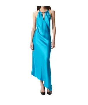 Pinko Halter-neck Asymmetrical Dress