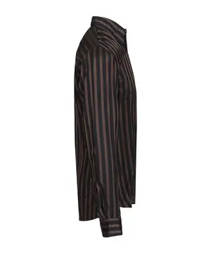Dries Van Noten Striped Shirt - Black