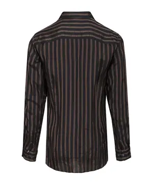 Dries Van Noten Striped Shirt - Black