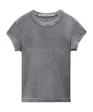 Alexander Wang Logo Embellished Crewneck T-shirt