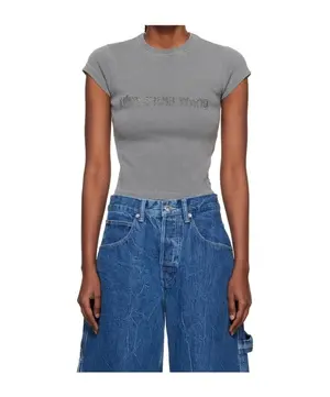 Alexander Wang Logo Embellished Crewneck T-shirt