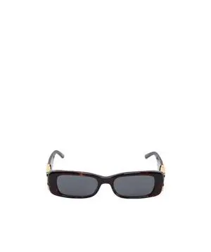 Balenciaga Rectangular Frame Sunglasses - Gray