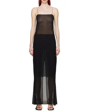 Jacquemus Long Sheer Strap Maxi Dress