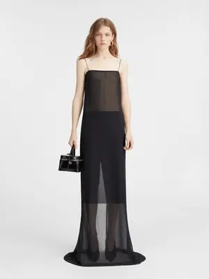 Jacquemus Long Sheer Strap Maxi Dress
