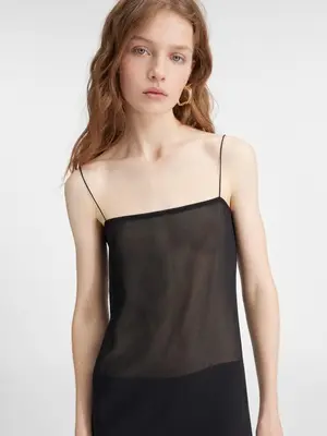 Jacquemus Long Sheer Strap Maxi Dress