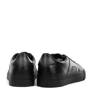 Santoni Double Buckle Sneakers - Black