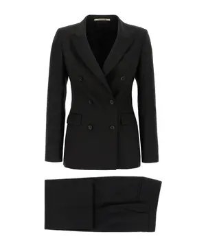 Tagliatore Double-breasted Suit - Black