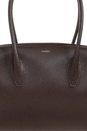 Yuzefi Zipper Shoulder Bag - Black